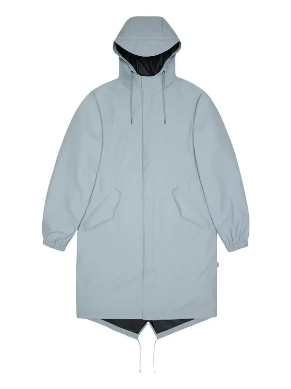 Rains Waterproof Fishtail Parka - Pool