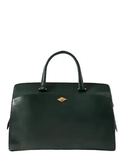 METIER Private Eye Leather Tote - Green