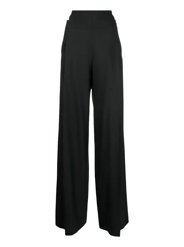Off-White High Waisted Trousers - Black