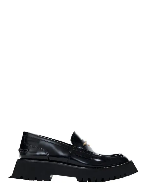 Alexander Wang Carter Mid-heel Lug Loafer - Black