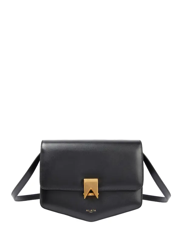 Alaïa Le Papa Small Leather Crossbody Bag - Black