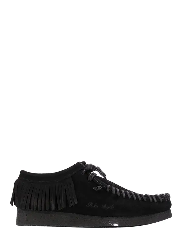 Palm Angels Fringed Lace-up Shoes - Black