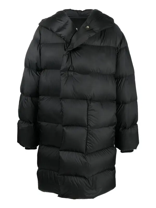Rick Owens Feather-down Padded Coat - Black