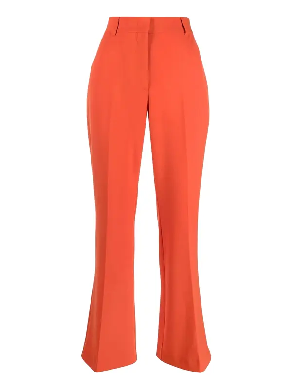 Stella McCartney High-rise Flared Trousers - Orange