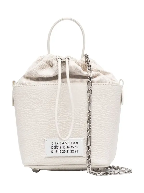 MAISON MARGIELA 5ac Bucket Bag - Neutrals