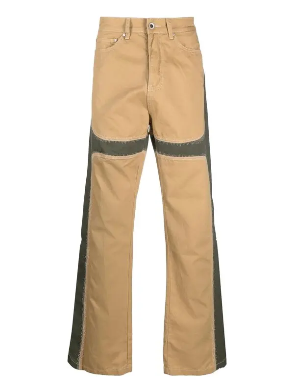 WHO DECIDES WAR BY EV BRAVADO Straight-leg Trousers - Neutrals