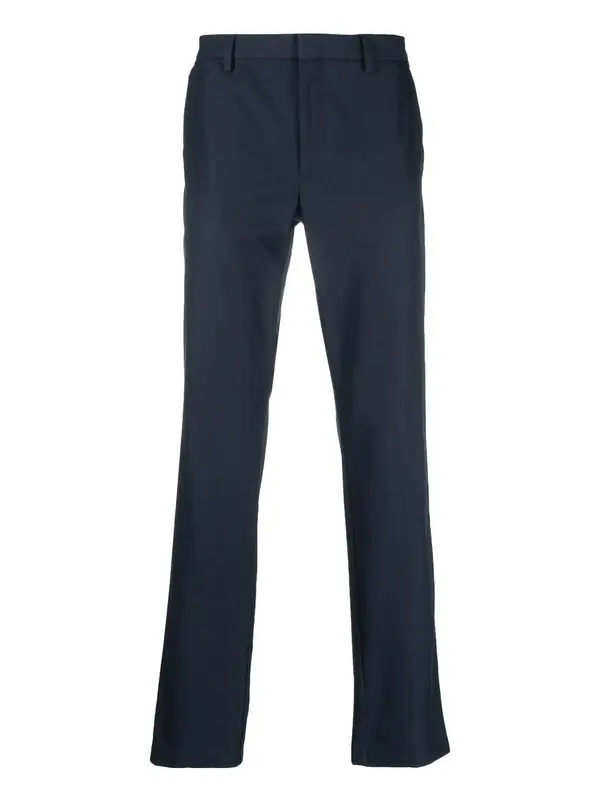 BOSS Slim Cut Logo Patch Trousers - Blue