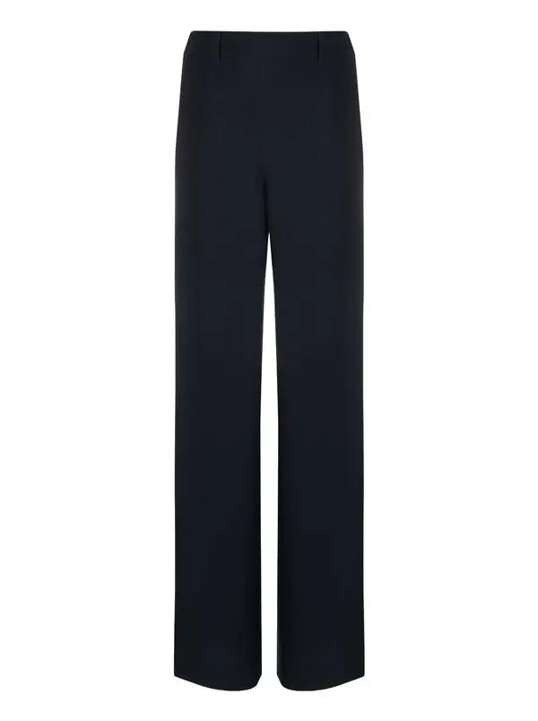 Valentino Garavani High-waisted Wide-leg Trousers - Blue