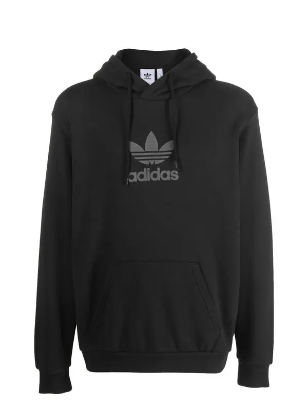 Adidas Trefoil Logo Hoodie - Black