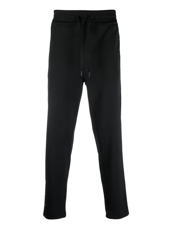 Moncler Studded Drawstring Track Pants - Black