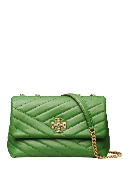 Tory Burch Kira Chevron Small Shoulder Bag - Basil
