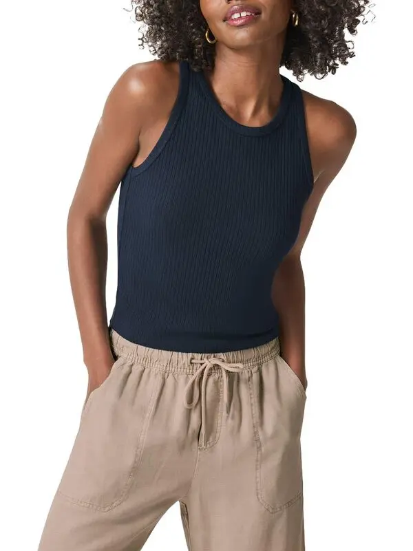 Splendid Supersoft Rib Tank - Navy