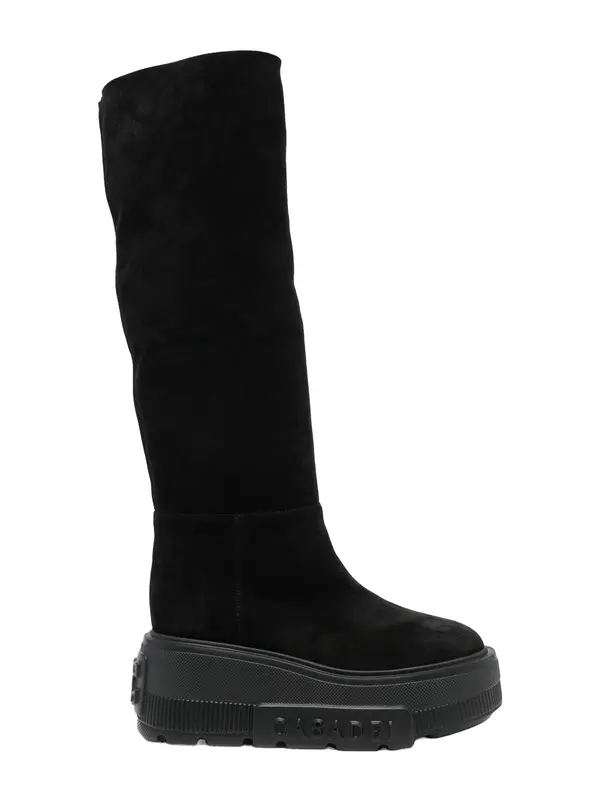 Casadei Nexus Platform Boots - Black