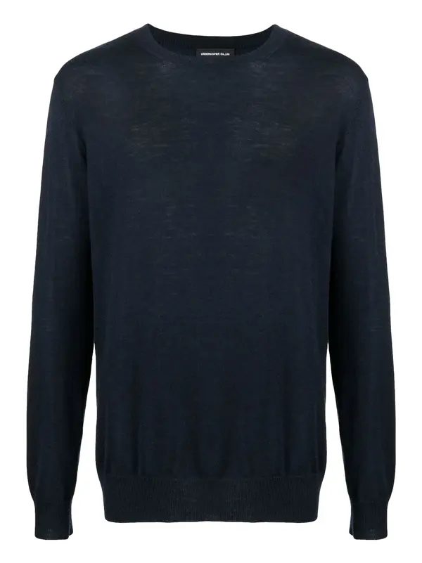UNDERCOVERISM Side-slits Cashmere Jumper - Blue