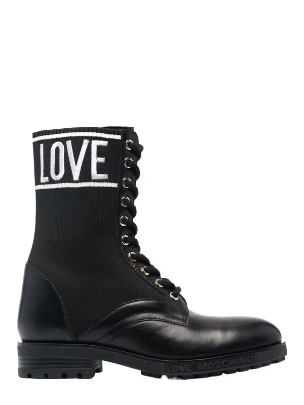 Moschino Calf-length Boots - Black