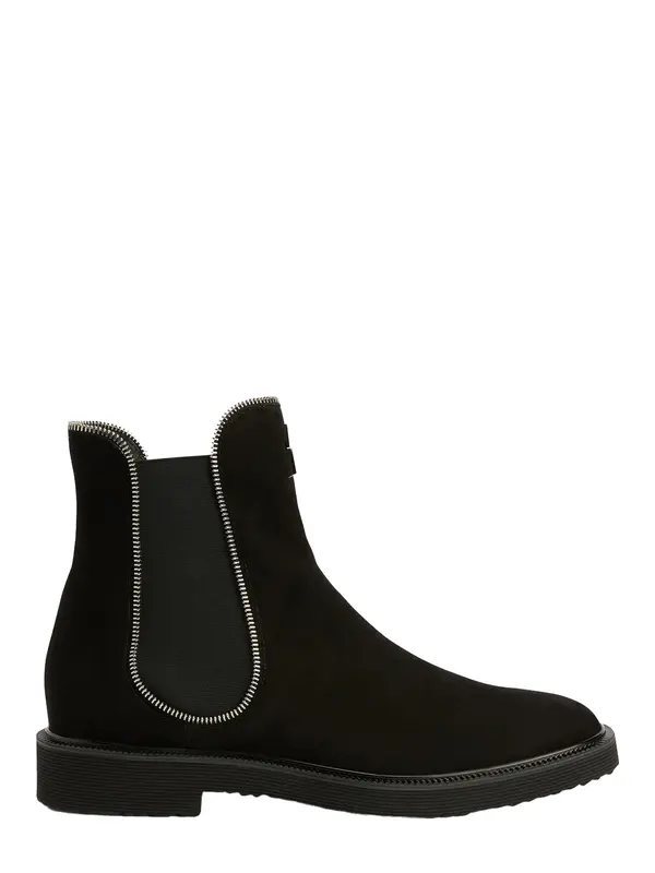 GIUSEPPE ZANOTTI Jaky Suede Chelsea Boots - Black