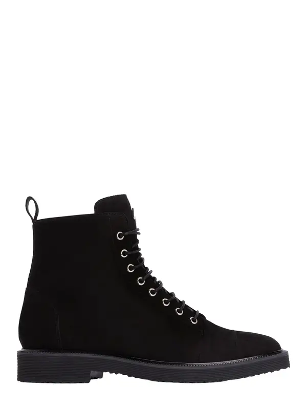 GIUSEPPE ZANOTTI Chris Low Suede Ankle Boots - Black