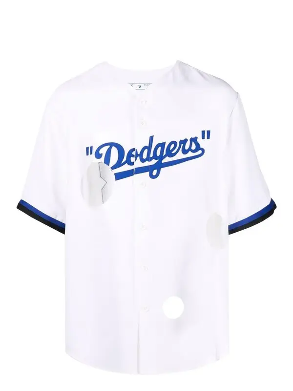 Off-White La Dodgers Cut-out Shirt - White