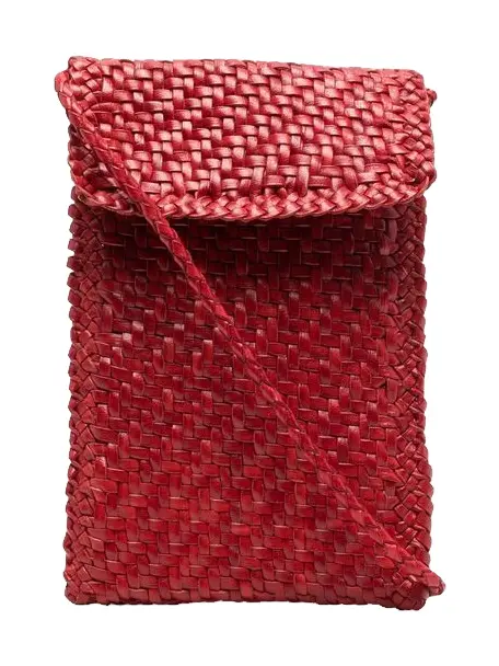 Dragon Diffusion Interwoven Design Phone Case Bag - Red