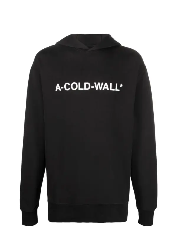 A-COLD-WALL* Essential Logo-print Hoodie - Black