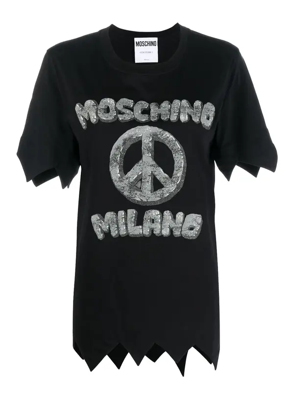 Moschino Print T-shirt - Black