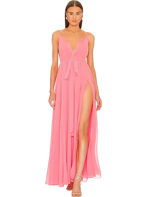 MICHAEL COSTELLO X Justin Gown - Bright Coral
