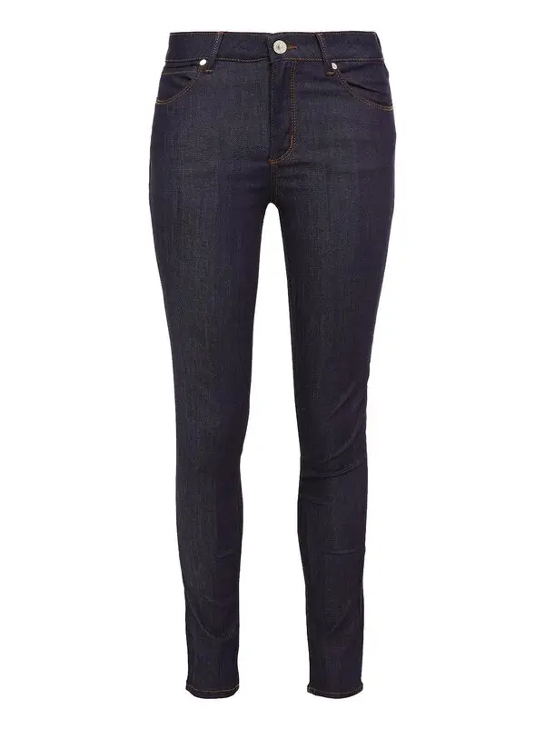 Sandro Mid-rise Skinny Jeans - Dark Denim