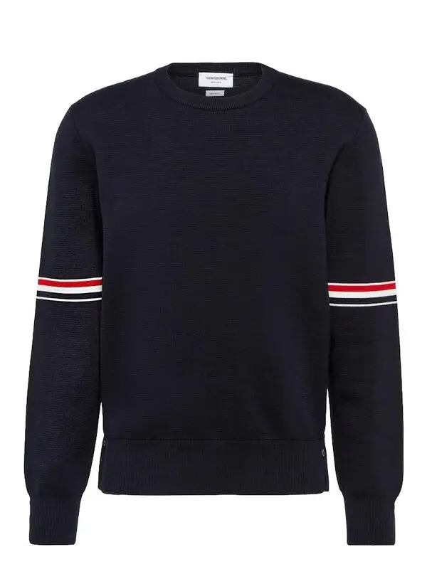 Thom Browne Cotton Sweater - Blue