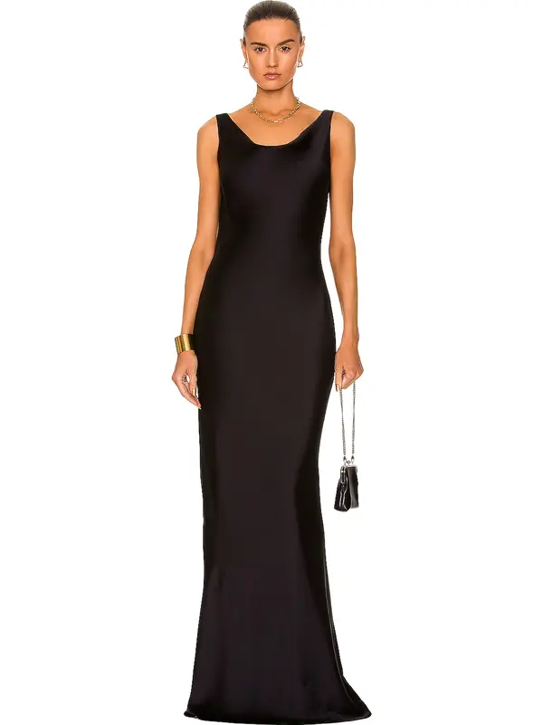 Norma Kamali Maria Gown - Black