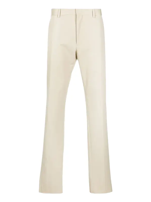 Zegna Straight-leg Chino Trousers - Neutrals
