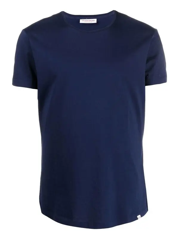 Orlebar Brown Round-neck Short-sleeve T-shirt - Blue