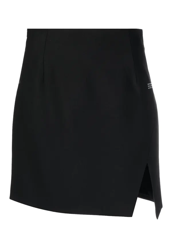 Off-White High-waisted Mini Skirt - Black