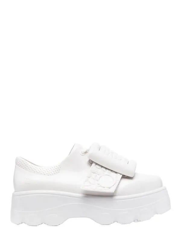 Viktor & Rolf Buckled Low-top Sneakers - White