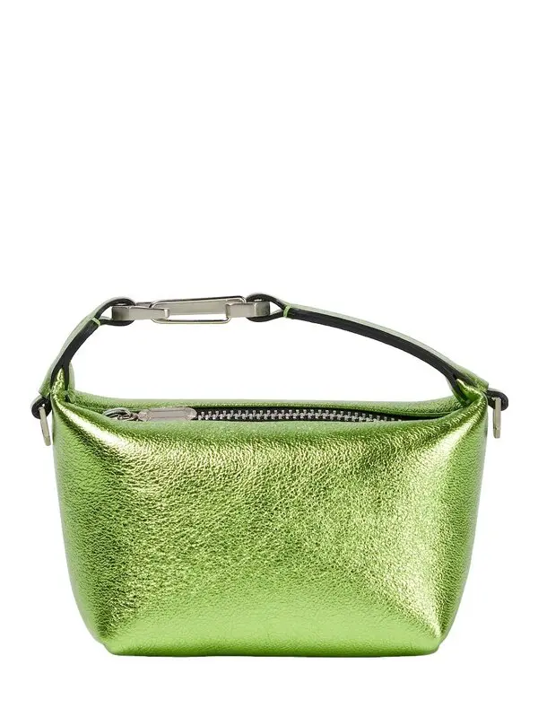 EERA Eéra Moonbag Metallic Leather Clutch - Green