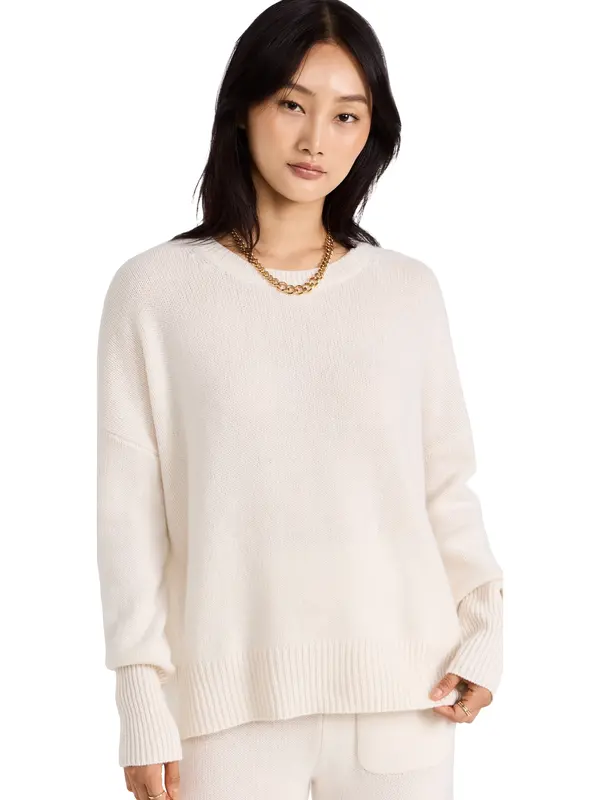 LISA YANG Mila Cashmere Sweater - Cream