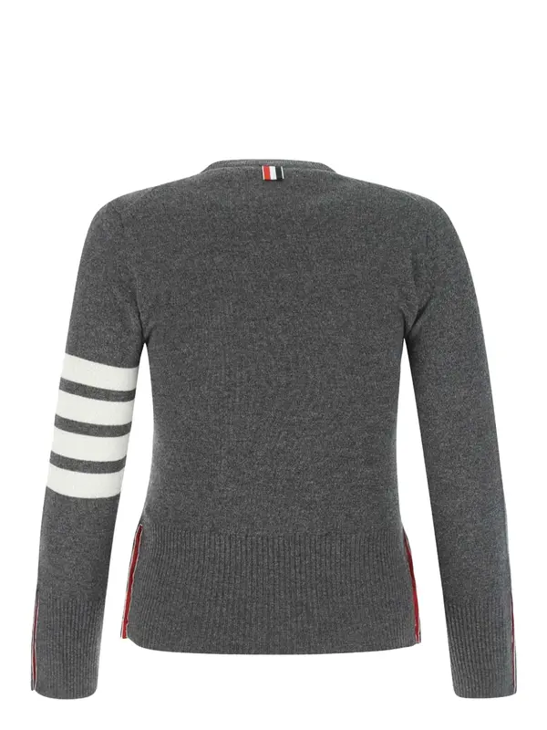 Thom Browne 4-bar Cashmere Jumper - Grey