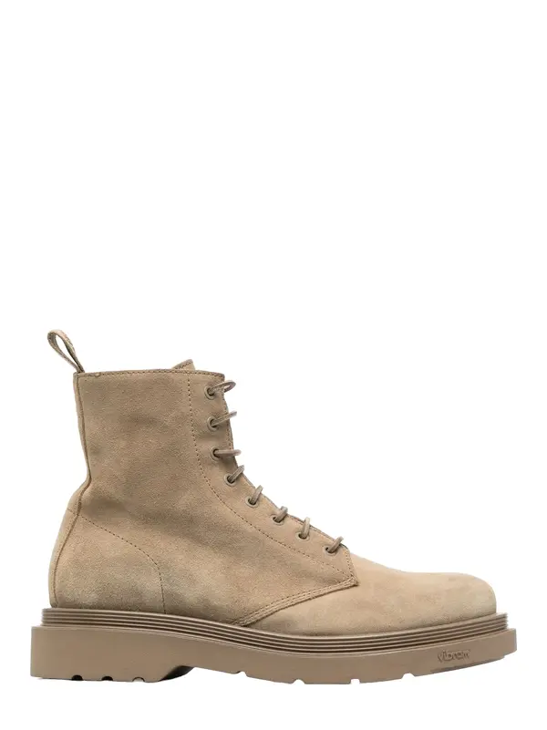 BOTTERO Lace-up Suede Boots - Grey