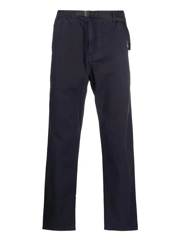 Gramicci Belted-waist Straight-leg Trousers - Blue