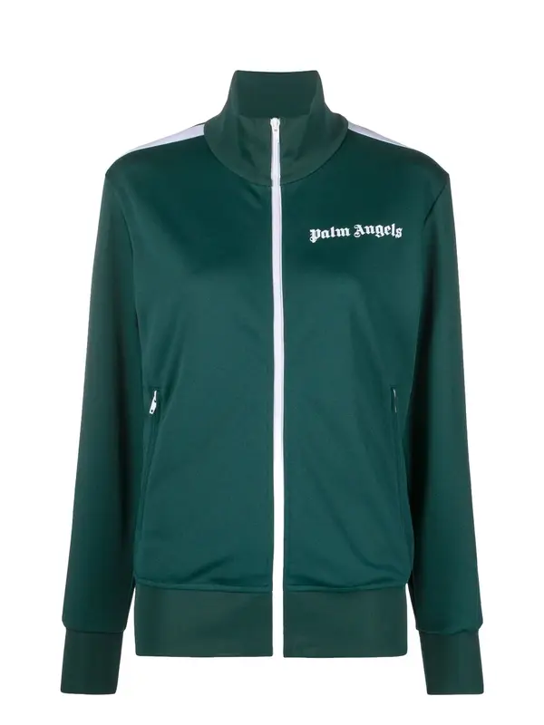 Palm Angels Logo-print Track Jacket - Green
