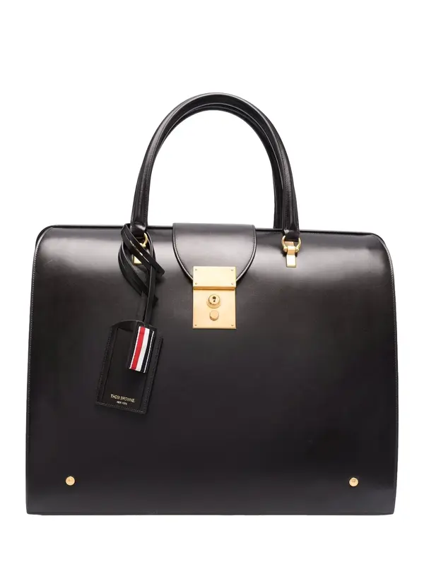Thom Browne Structured Box Bag - Brown