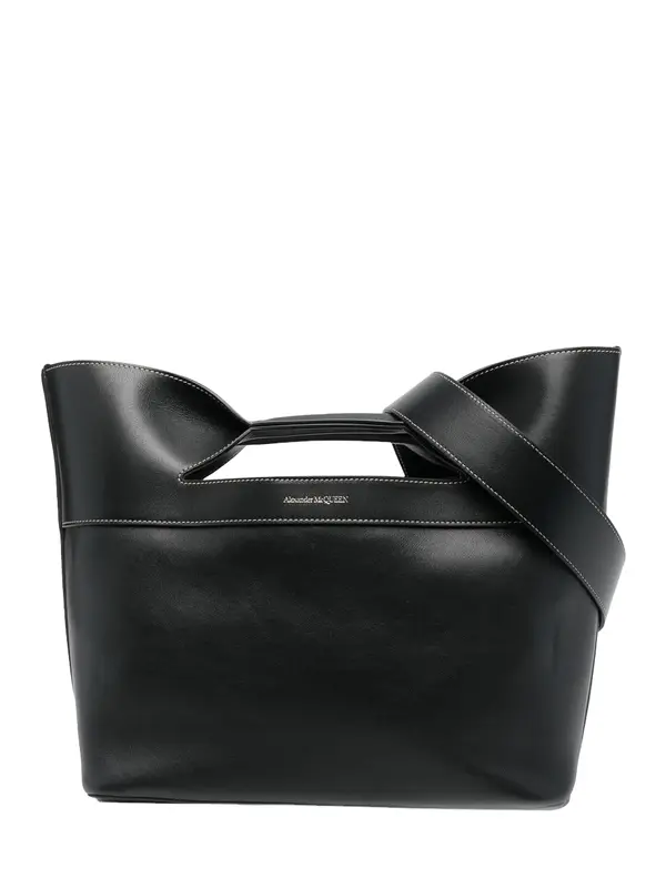 Alexander McQueen Logo-print Tote - Black