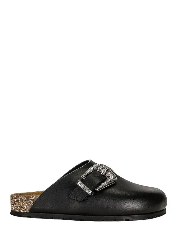 Saint Laurent Jimmy Clog Mules - Nero