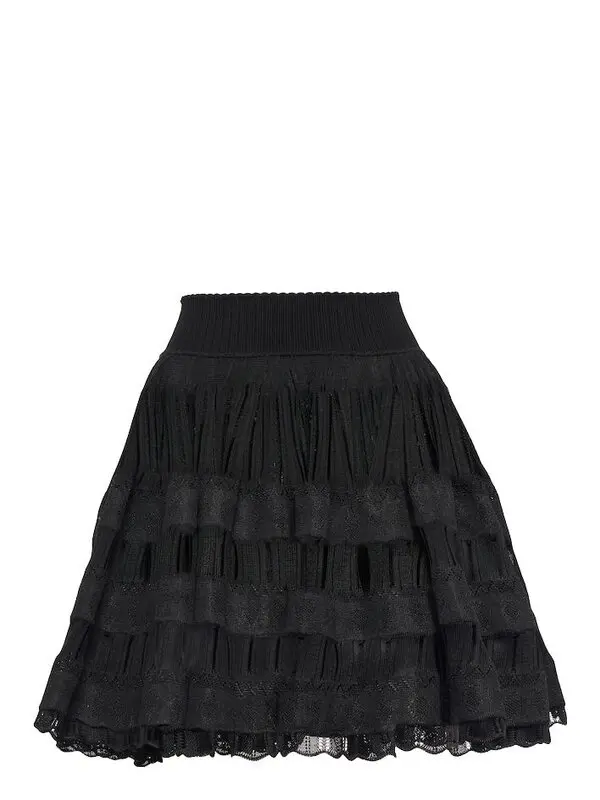 Alaïa Crinoline Mini Skirt - Black