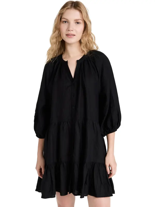 APIECE APART Mini Mitte Dress - Black