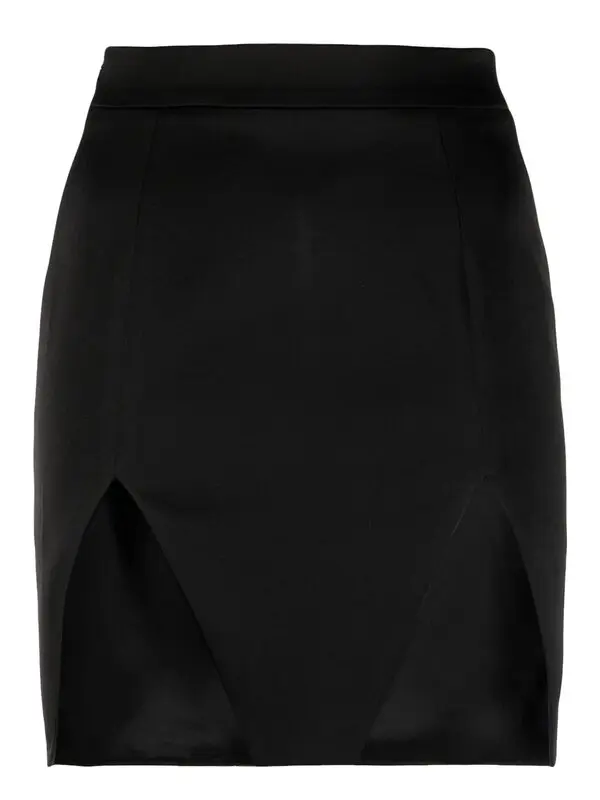 V:PM ATELIER Cut-out Mini Skirt - Black