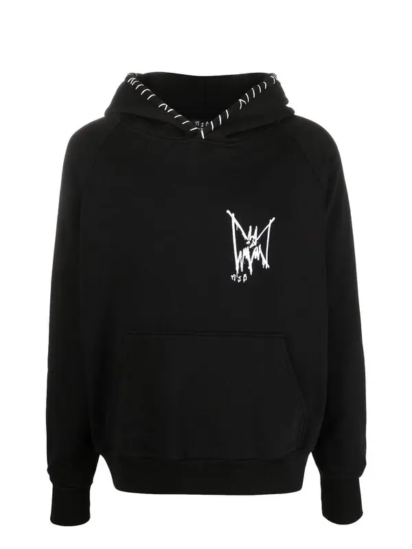 MJB - MARC JACQUES BURTON Logo-print Hoodie - Black