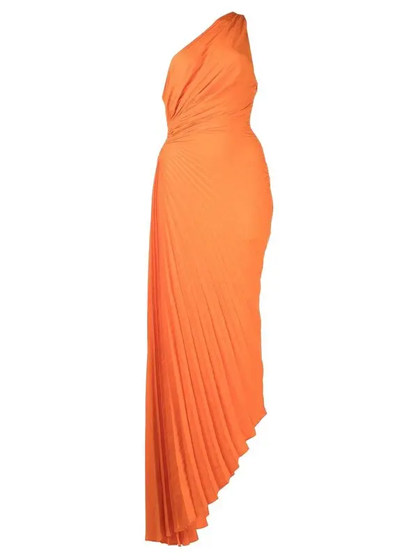 A.L.C. Delfina One-shoulder Day Dress - Orange