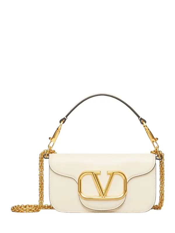 Valentino Garavani Small Locò Shoulder Bag - Neutrals