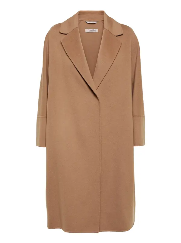 Max Mara Arona Virgin Wool Coat - Beige
