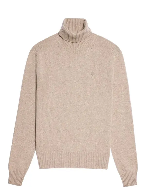 Ami De Coeur Cashmere Jumper - Neutrals